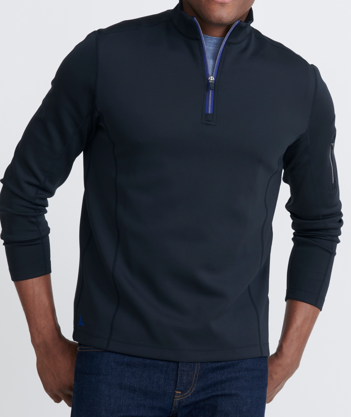 Click here for UNTUCKit Mens Performance Mazzano Sweatshirt - Bla... prices