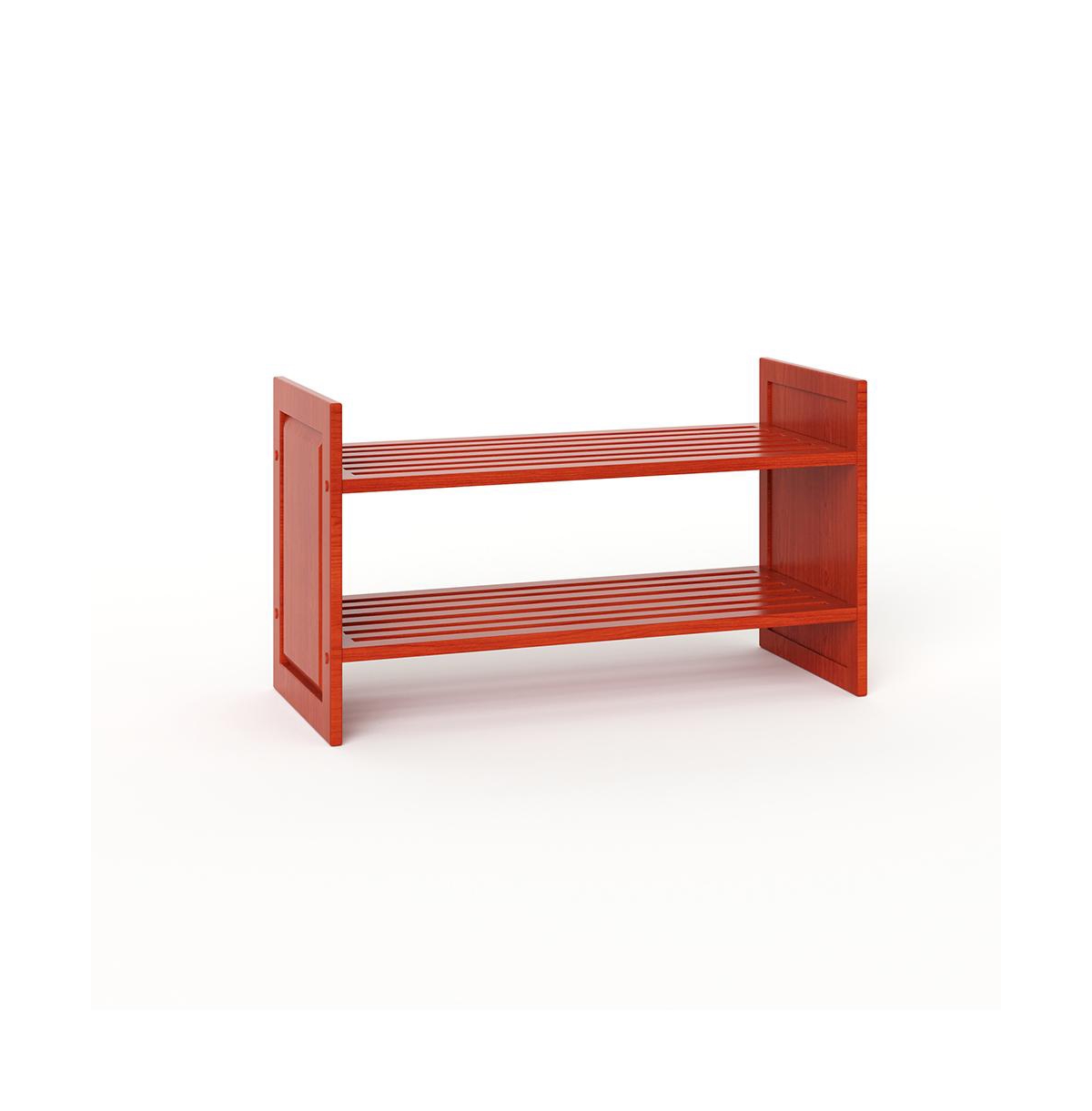 Click here for John Louis Home Solid Wood Storage Rack - Red maho... prices