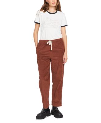 Volcom Juniors' Power Chord Cotton Drawstring Pants - Macy's
