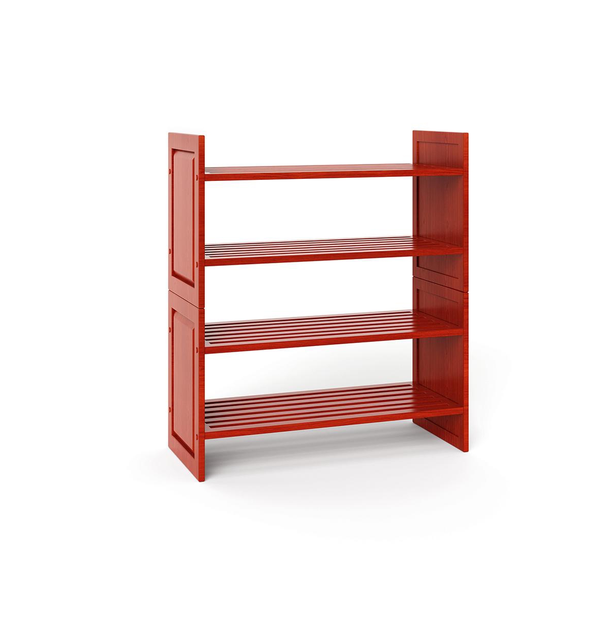 Click here for John Louis Home Solid Wood 2 Tier Storage Rack - R... prices