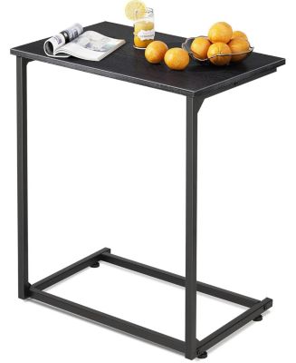 WLIVE Side Table, C Shaped Wide End Table for Couch Sofa and Bed ...