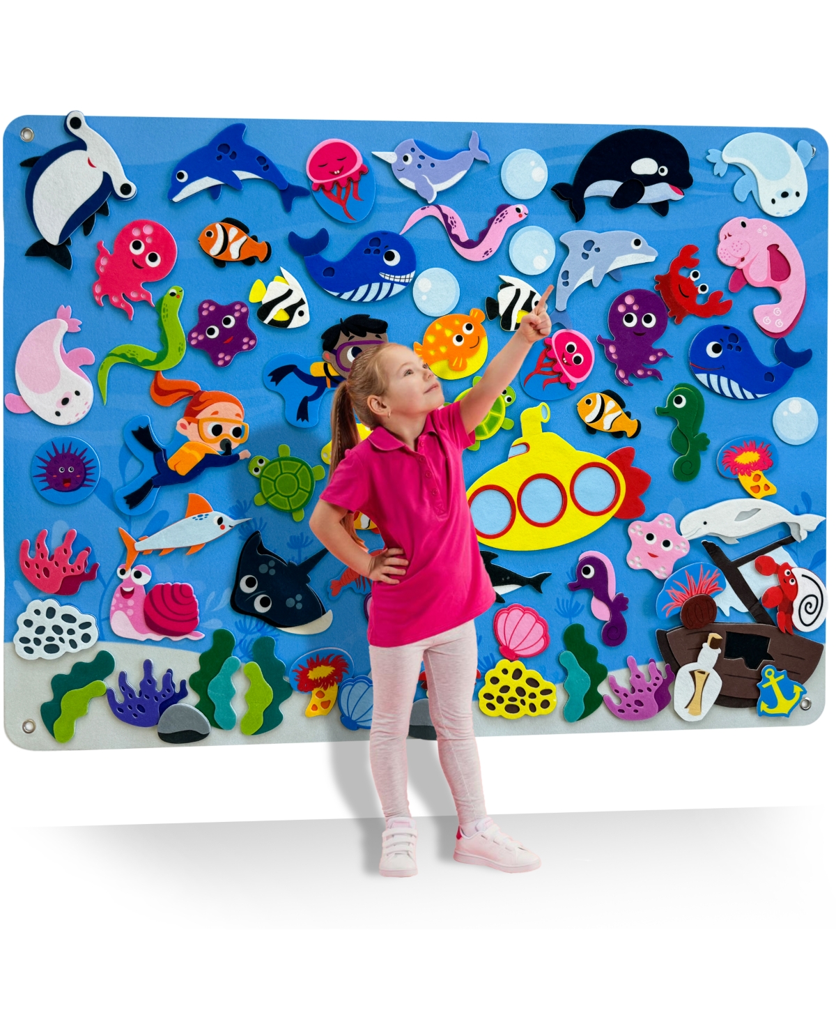 Click here for Quokka Felt Board for Kids 3-5 Years Old - Social... prices