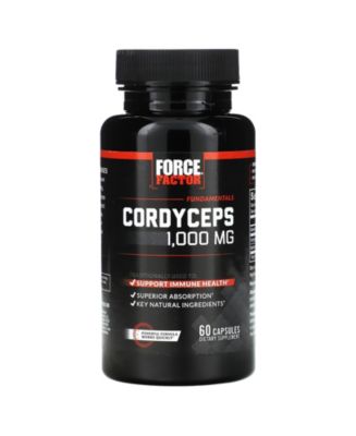 Force Factor Fundamentals Cordyceps - 60 Capsules (500 mg per Capsule) - Macy's