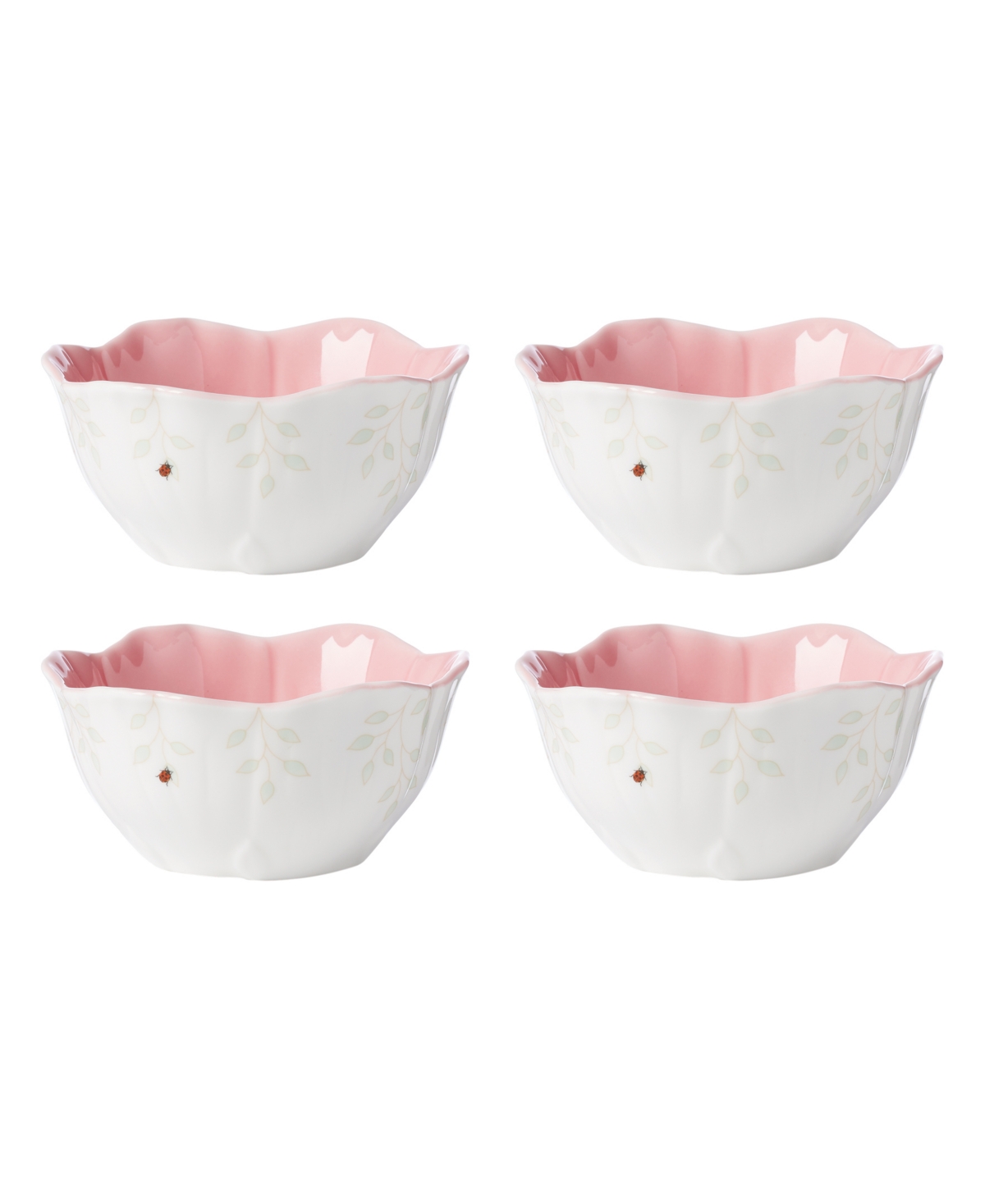 Click here for Lenox Butterfly Meadow Floral Dessert Bowls  Set o... prices