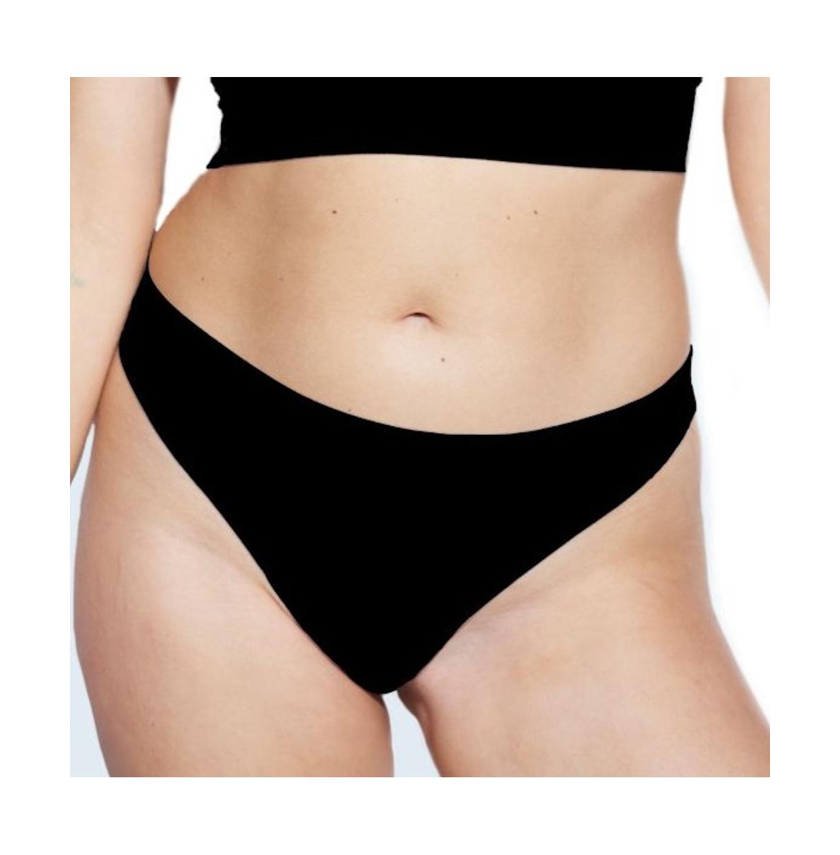 Click here for Mindd Womens Regular Rise Thong - Black onyx prices