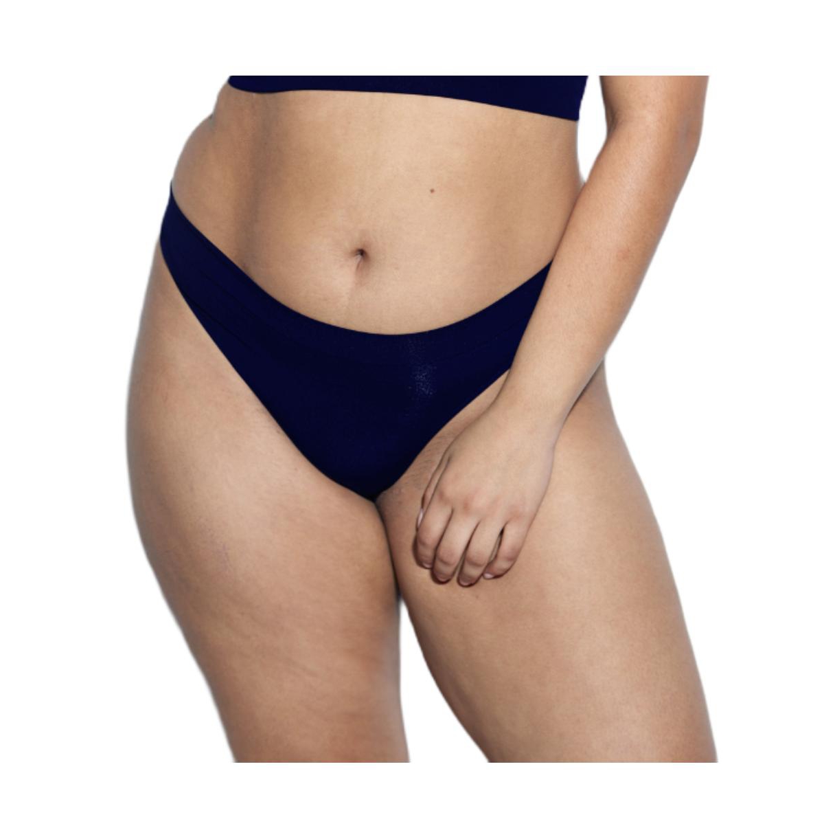 Click here for Mindd Womens Regular Rise Thong - Midnight navy prices