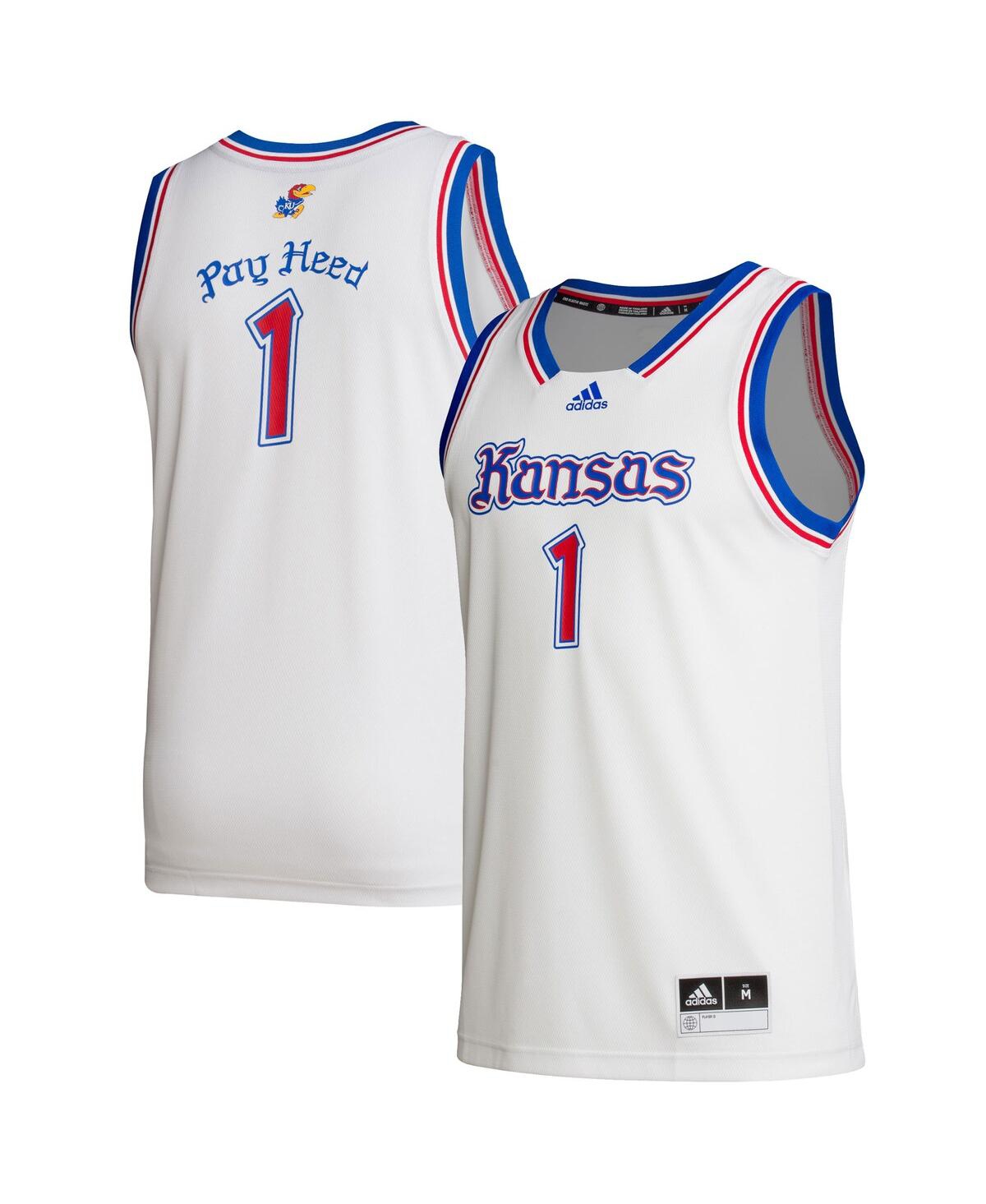Click here for Adidas Mens 1 White Kansas Jayhawks Alternate Swin... prices