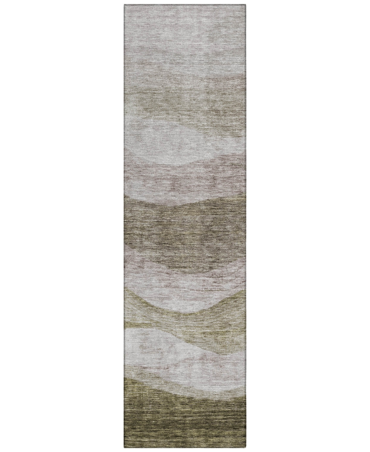 Addison Chantille Machine Washable ACN1141 23x76 Runner Area Rug - Taupe
