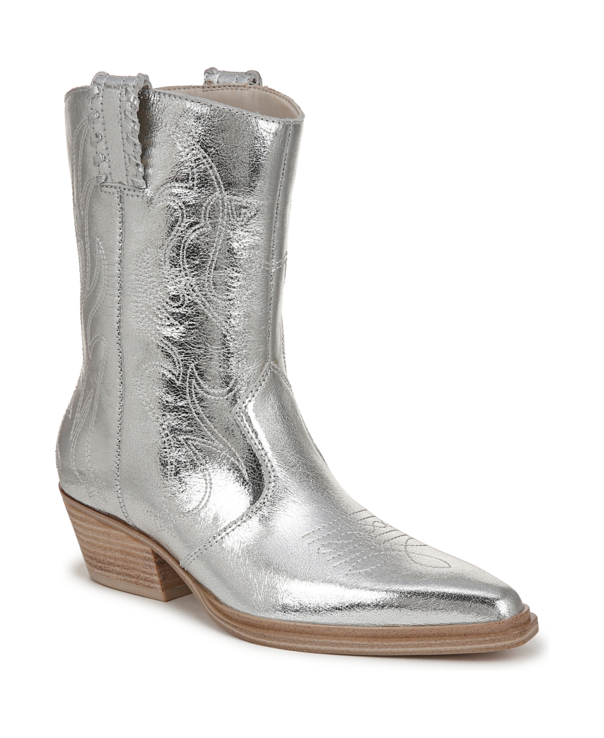 Click here for Franco Sarto Womens Bianca Mid Shaft Western Boots... prices