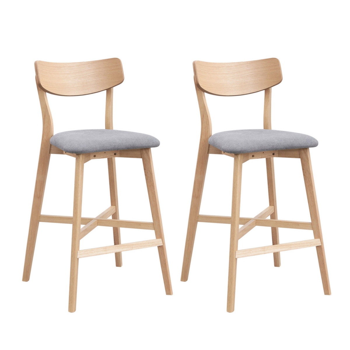 Click here for Streamdale Furniture Wooden Bar Chairs Set of 2  M... prices