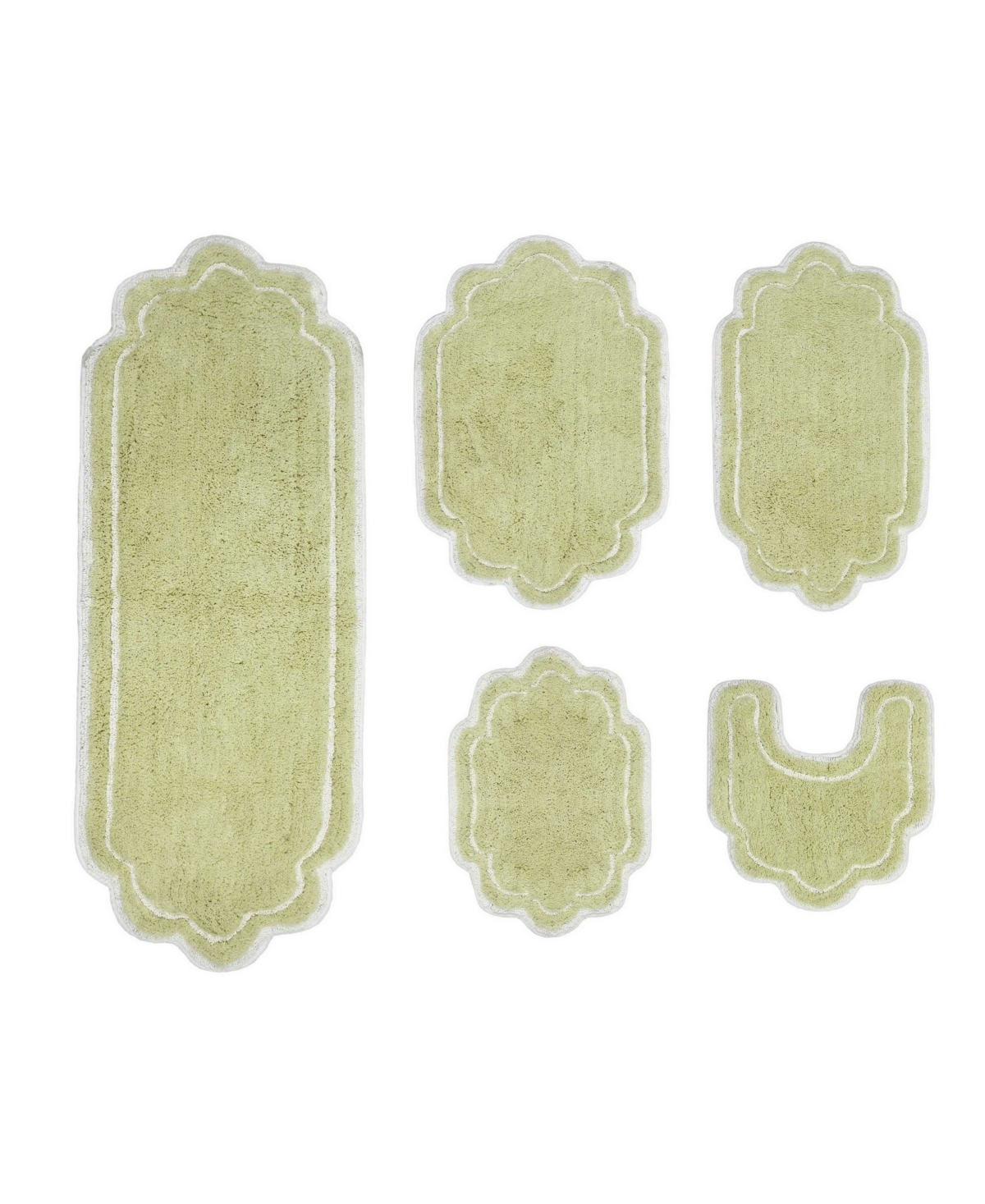 Click here for Home Weavers Allure Bathroom 5-Pc. Bath Rug Set -... prices