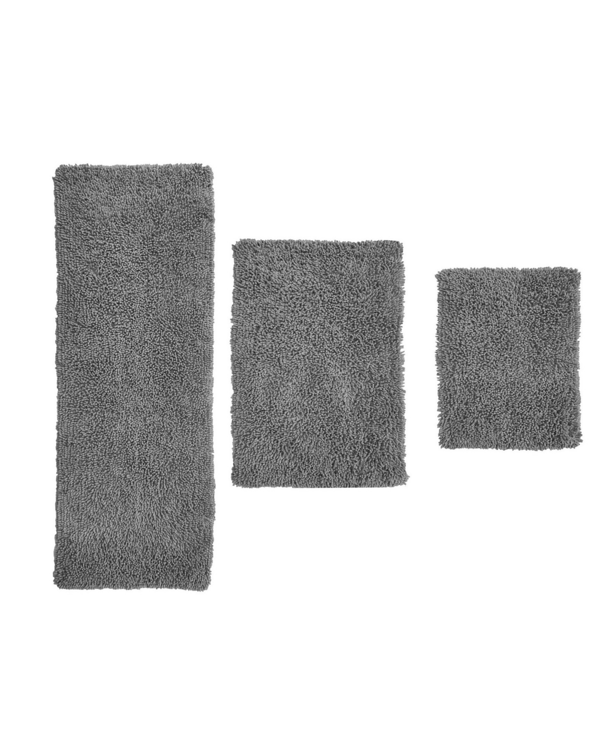 Click here for Home Weavers Fantasia 3-Pc. Bath Rug Set - Grey prices