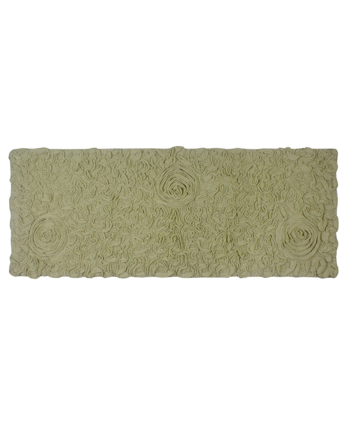 Click here for Home Weavers Bell Flower Runner Bath Rug 21 x 54 -... prices