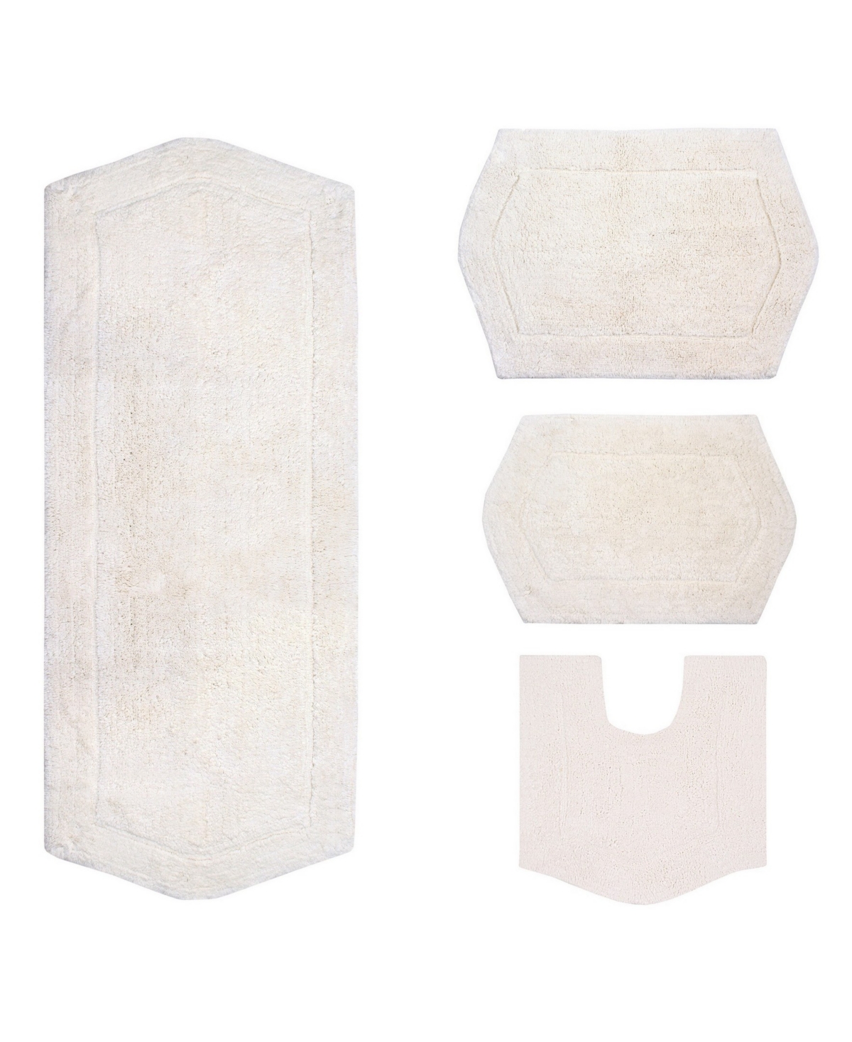 Click here for Home Weavers Waterford 4-Pc. Bath Rug Set - Natura... prices