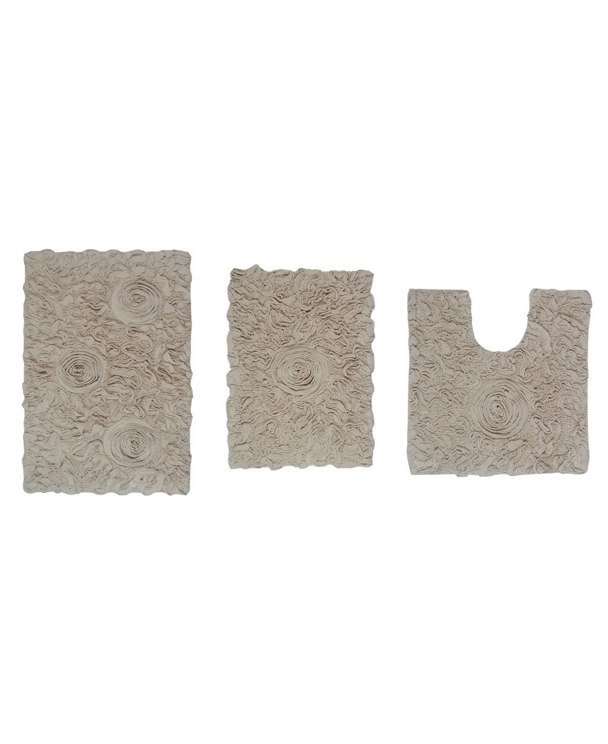 Click here for Home Weavers Modesto 3-Pc. Bath Rug Set - Linen prices