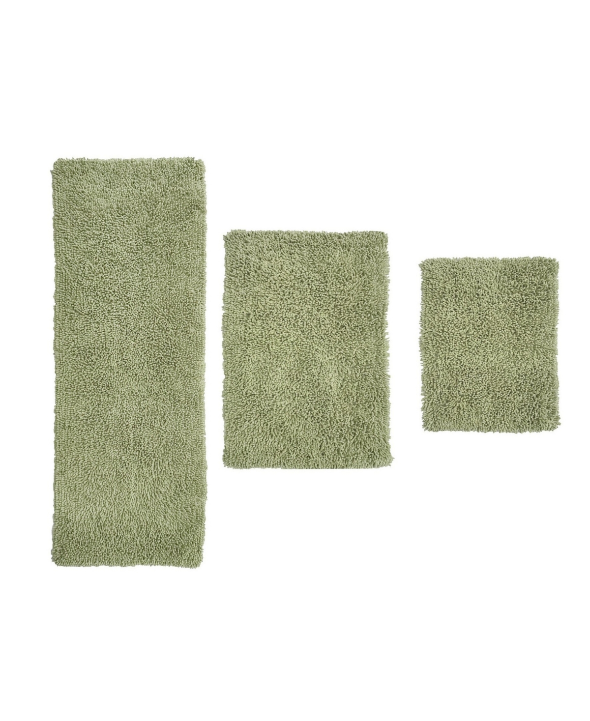 Click here for Home Weavers Fantasia 3-Pc. Bath Rug Set - Sage prices