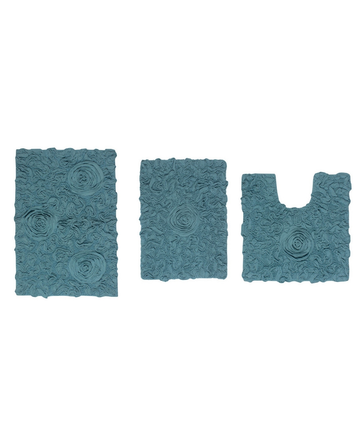 Click here for Home Weavers Modesto 3-Pc. Bath Rug Set - Turquois... prices