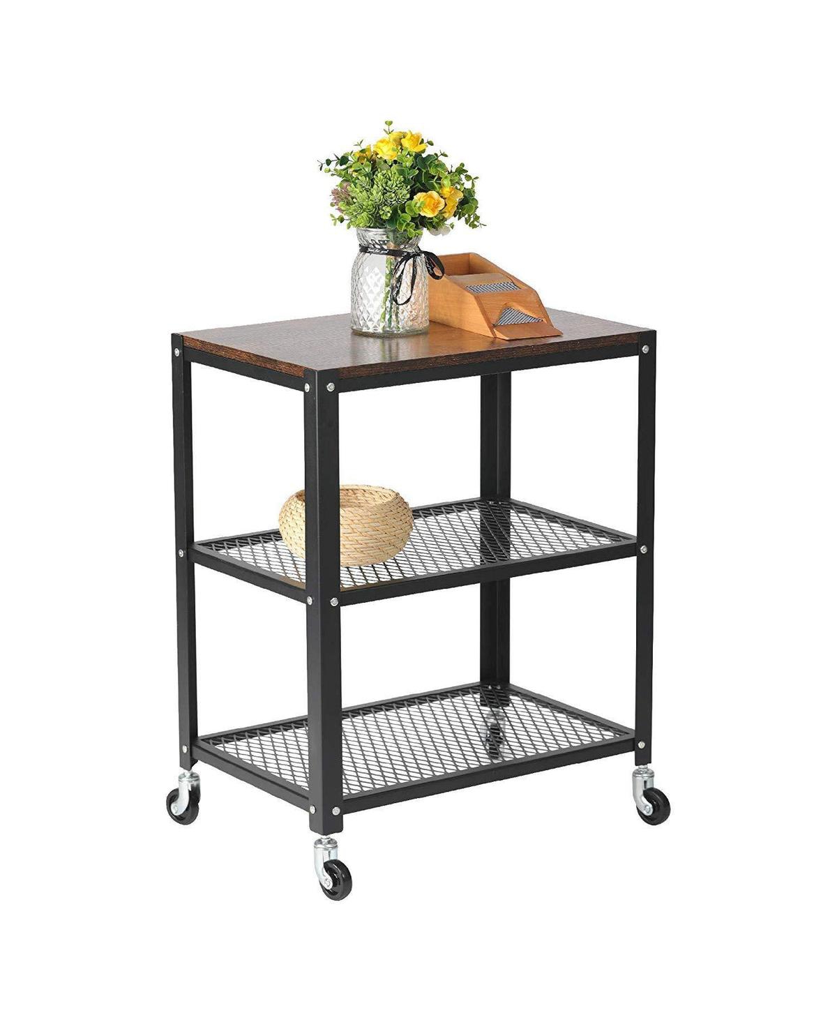 Click here for Slickblue 3-Tier Modern Storage Rack with Wheels... prices