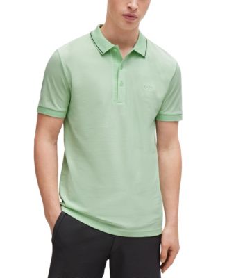 BOSS by Hugo Boss Men's Tonal Logo Slim-Fit Polo - Macy's