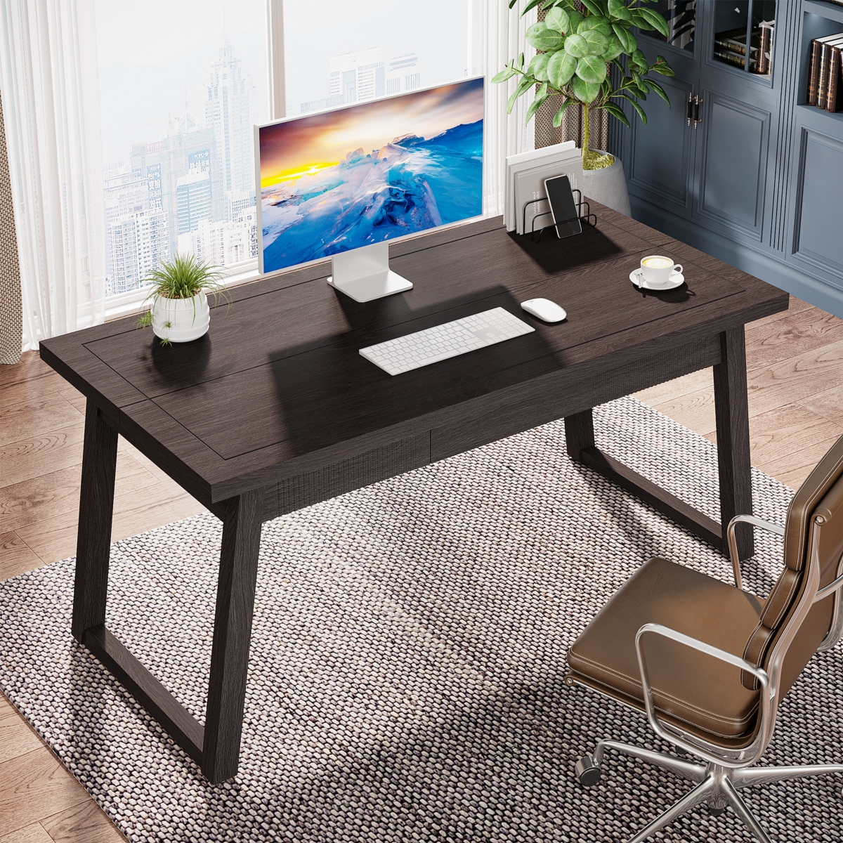 Click here for Tribesigns Home Office Executive Desk: 55 Inches W... prices