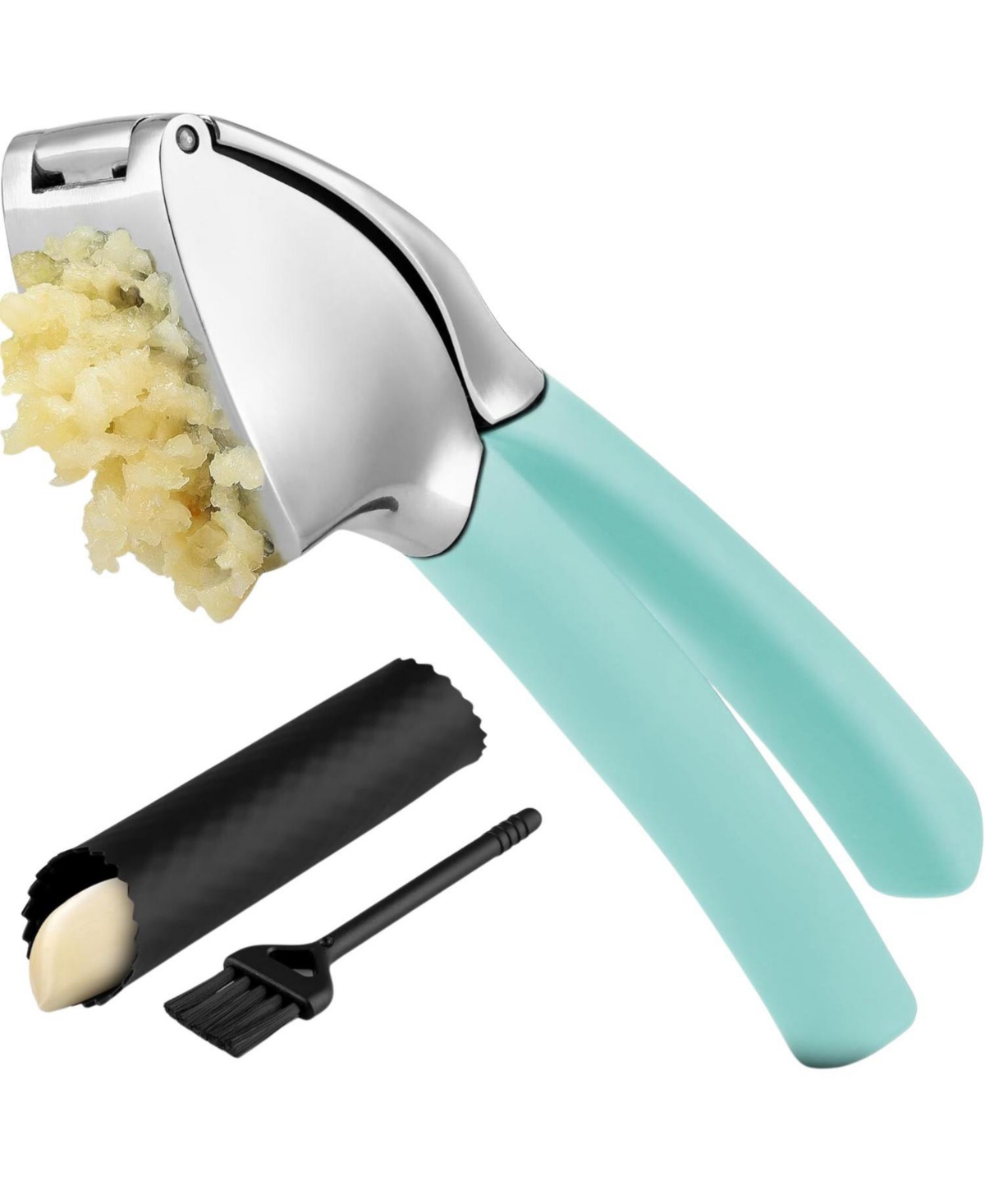 Click here for Garlic Press Comfort Grip with Peeler and Brush -... prices