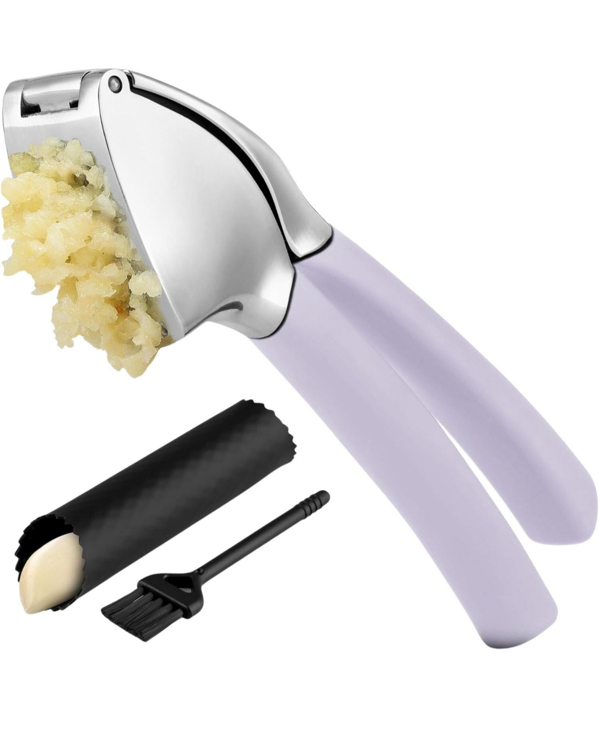 Click here for Garlic Press Comfort Grip with Peeler and Brush -... prices