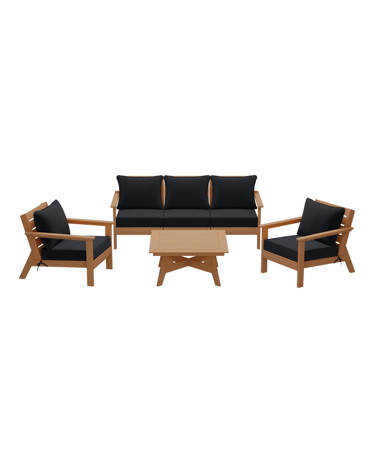 Click here for WestinTrends Outdoor 6-Piece Teak Modular Sectiona... prices