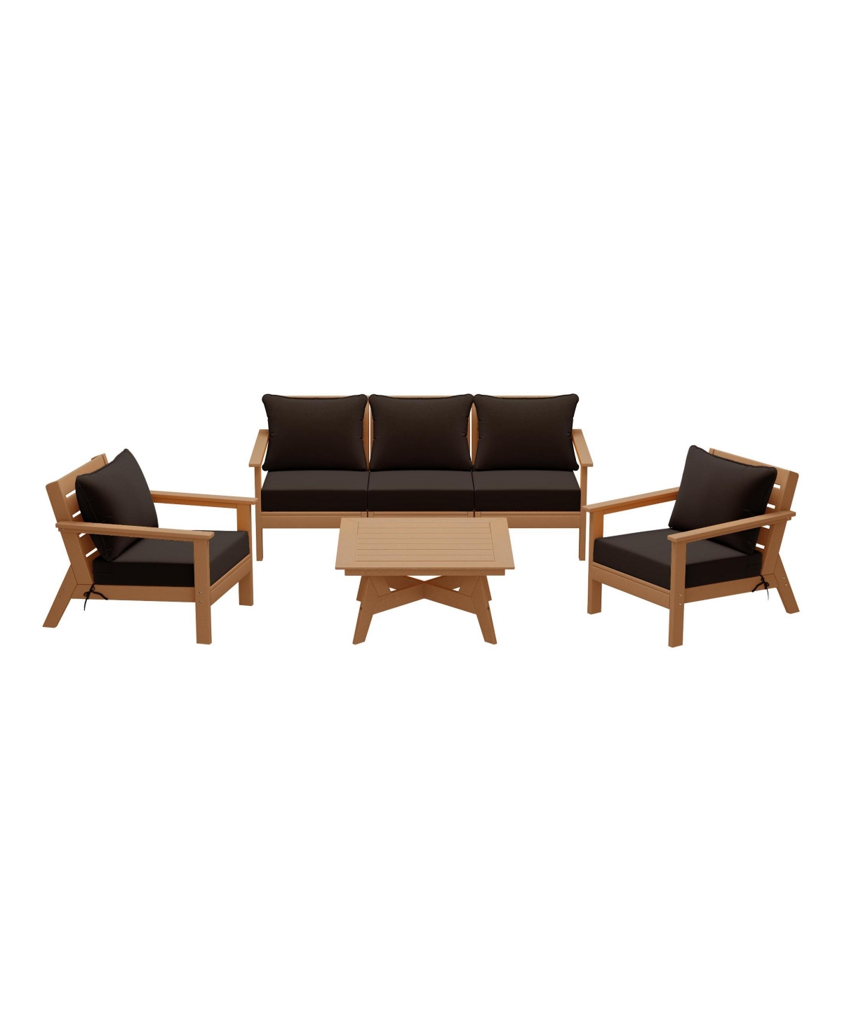 Click here for WestinTrends Outdoor 6-Piece Teak Modular Sectiona... prices