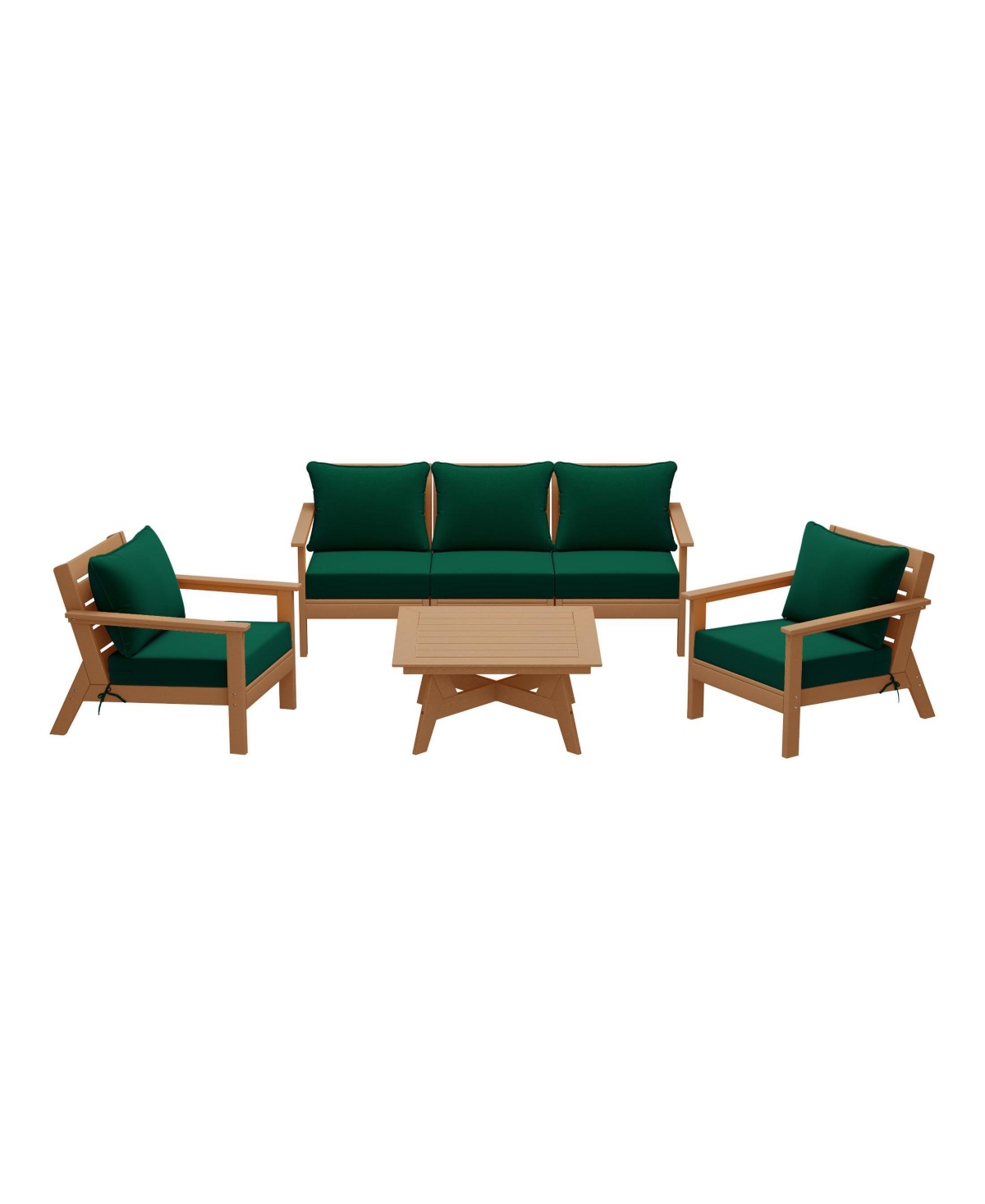 Click here for WestinTrends Outdoor 6-Piece Teak Modular Sectiona... prices