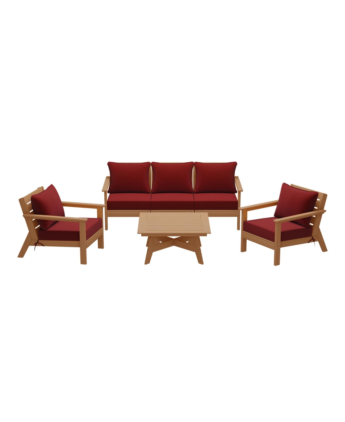 Click here for WestinTrends Outdoor 6-Piece Teak Modular Sectiona... prices