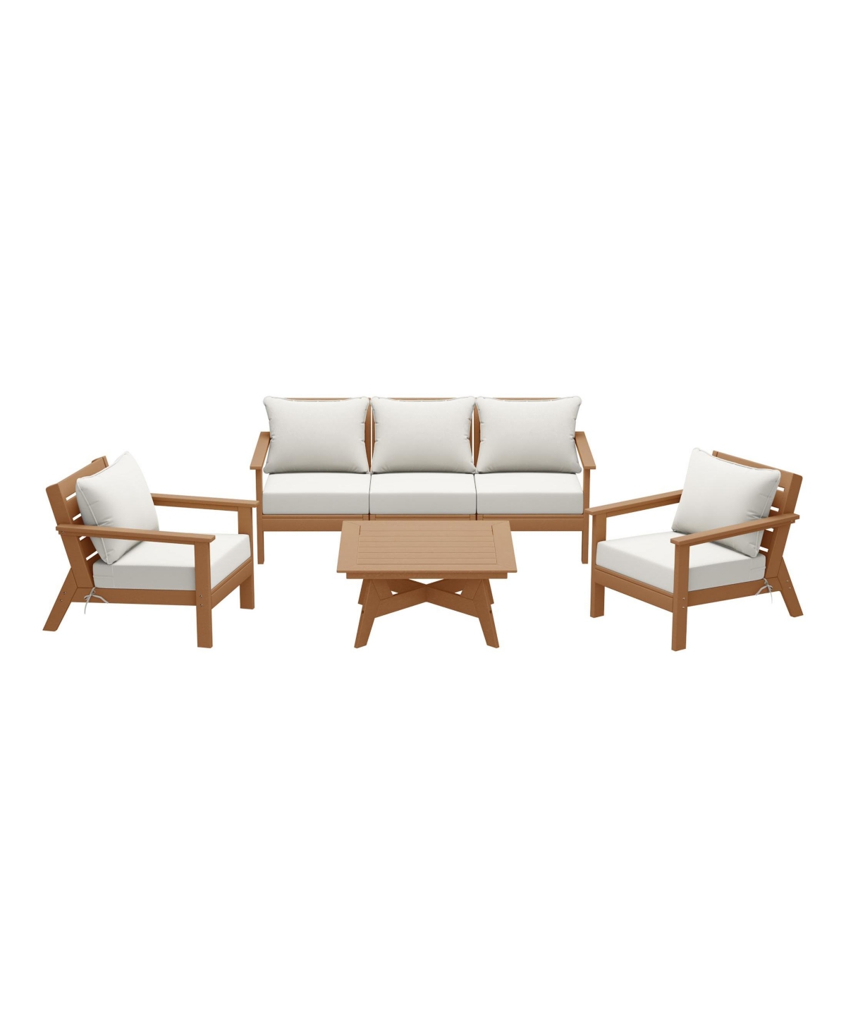 Click here for WestinTrends Outdoor 6-Piece Teak Modular Sectiona... prices
