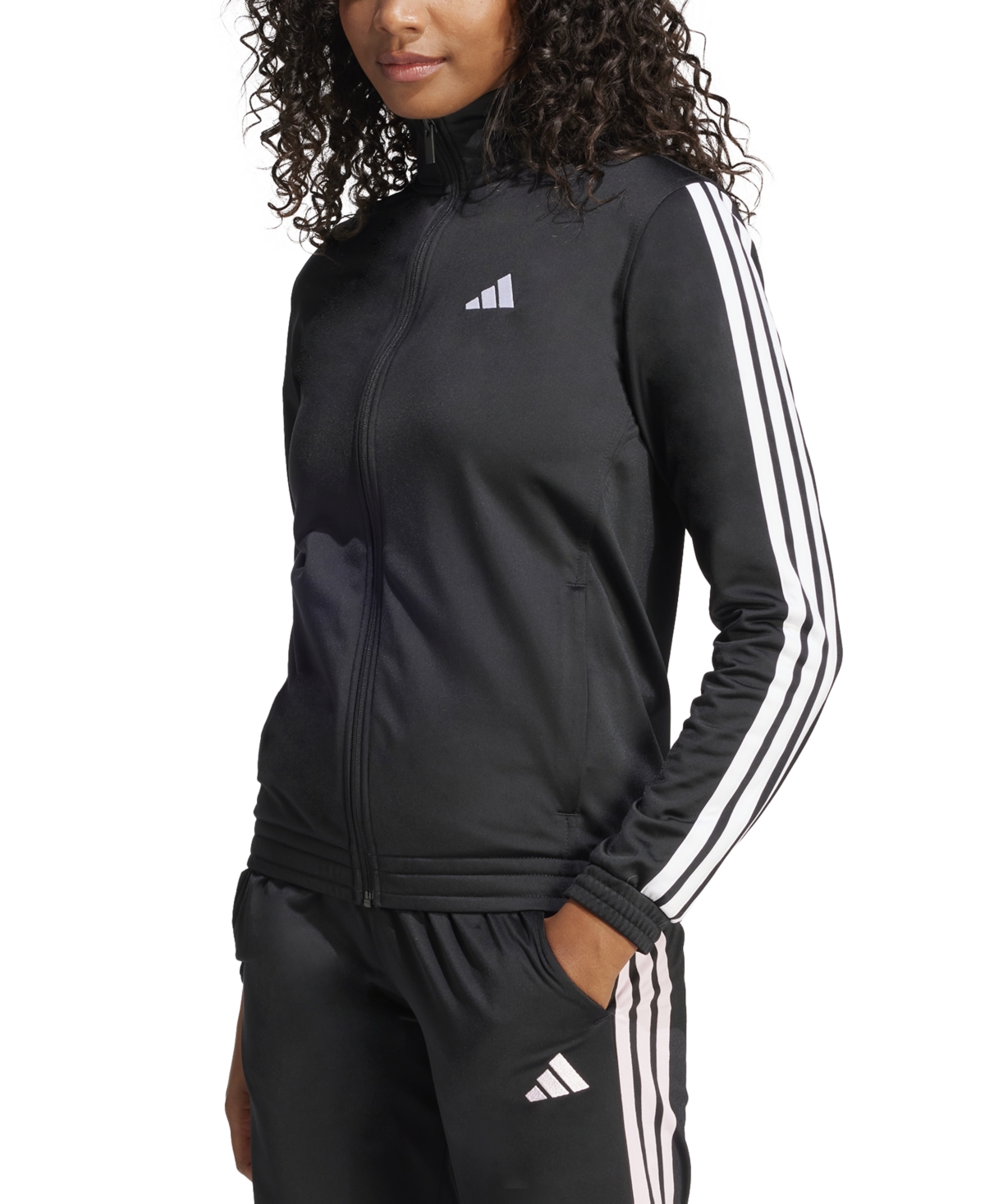 Click here for adidas Womens Tricot 3-Stripes Track Jacket - Blac... prices