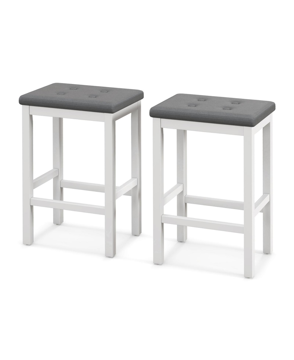 Click here for Gouun 24 Inch Bar Stools with Padded Seat Footrest... prices