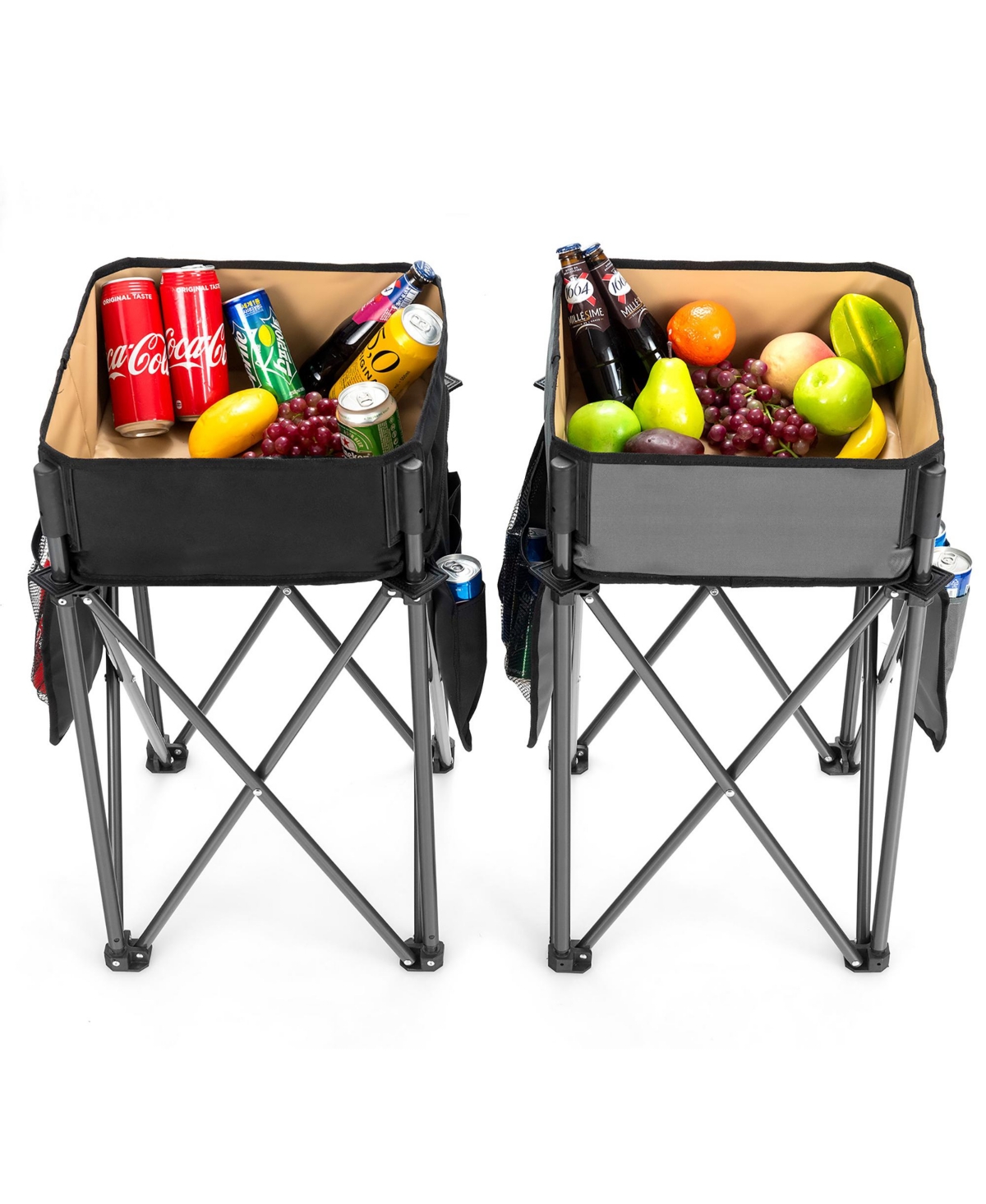 Click here for Gouun 2 Pieces Folding Camping Tables with Large C... prices