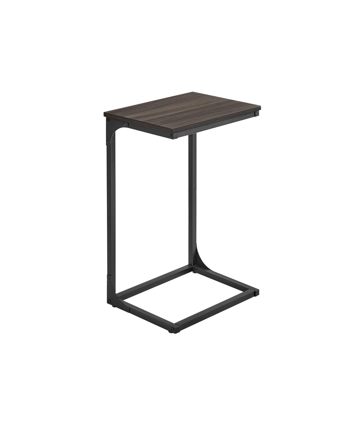 Click here for Industrial C-shaped Side Table With Metal Frame -... prices