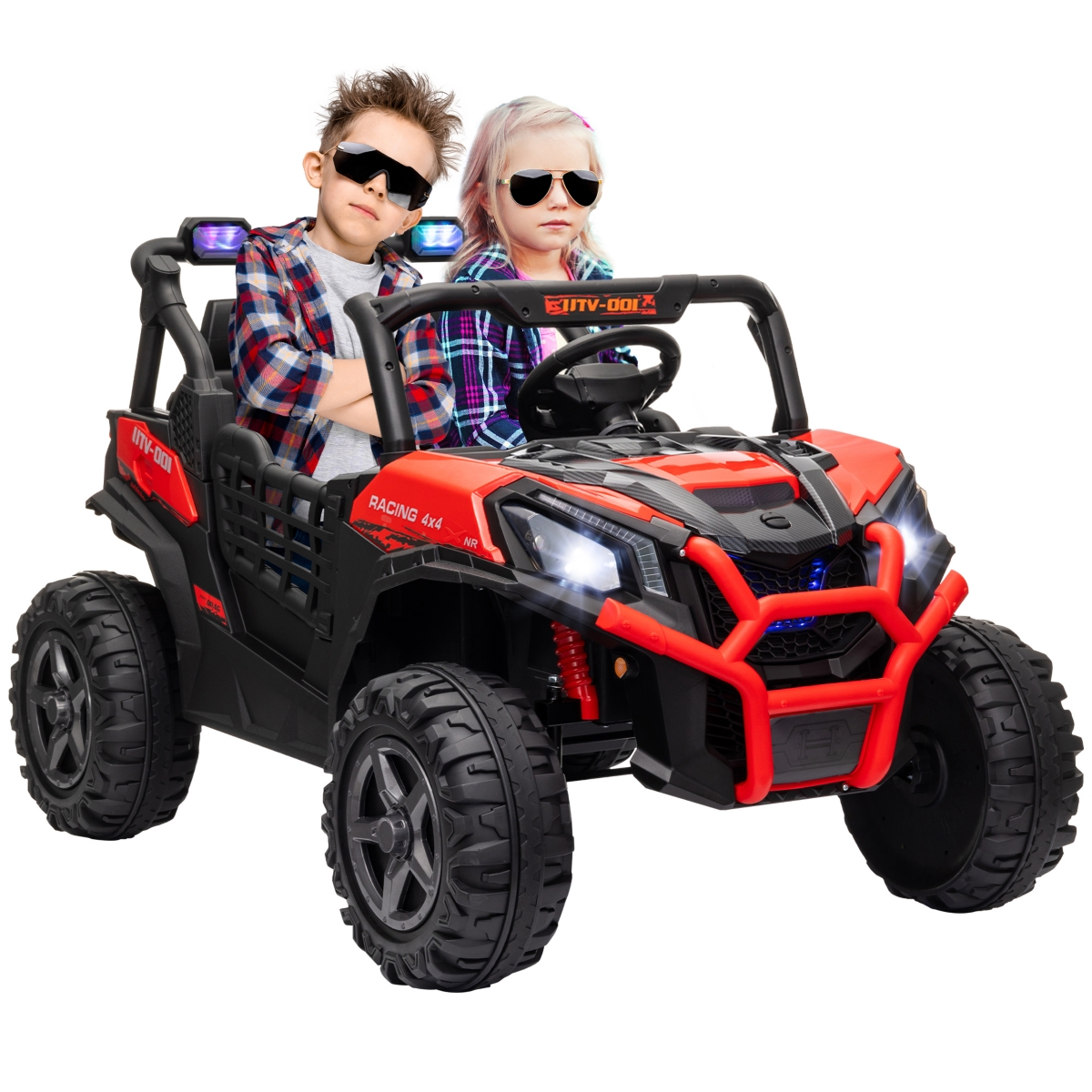 Click here for Qaba 2 Seater 24V Electric Car for Kids with Remot... prices