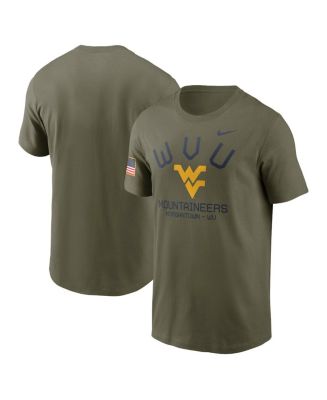 Nike Men's Olive West Virginia Mountaineers 2024 Military Appreciation ...