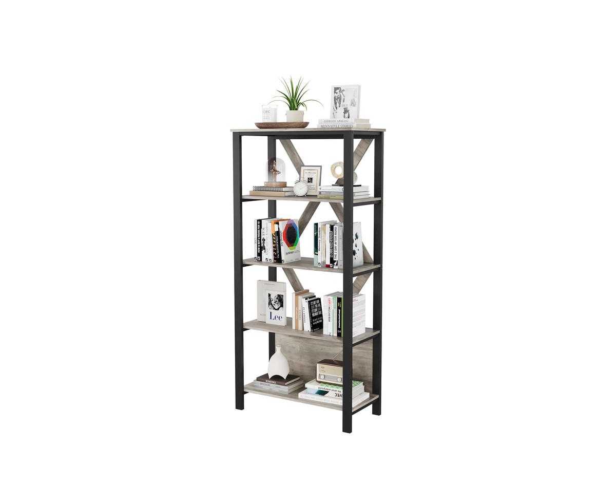 Click here for gaomon 5 Tier Bookshelf with Led Lights  Tall Book... prices