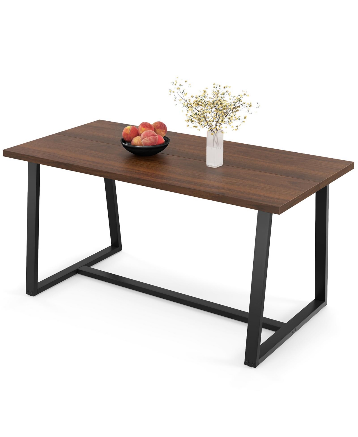 Click here for Gouun Large Dining Table with Heavy-duty Metal Fra... prices