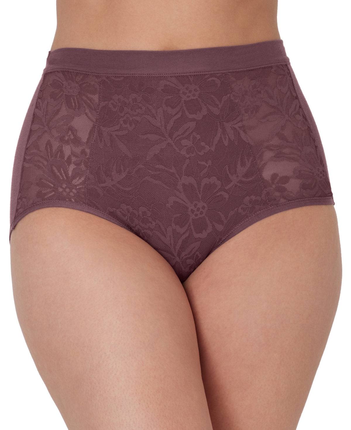 Click here for Bali Womens Breathe Lace High-Rise Brief Underwear... prices