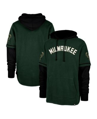 '47 Brand Men's Hunter Green Milwaukee Bucks Trifecta Shortstop ...