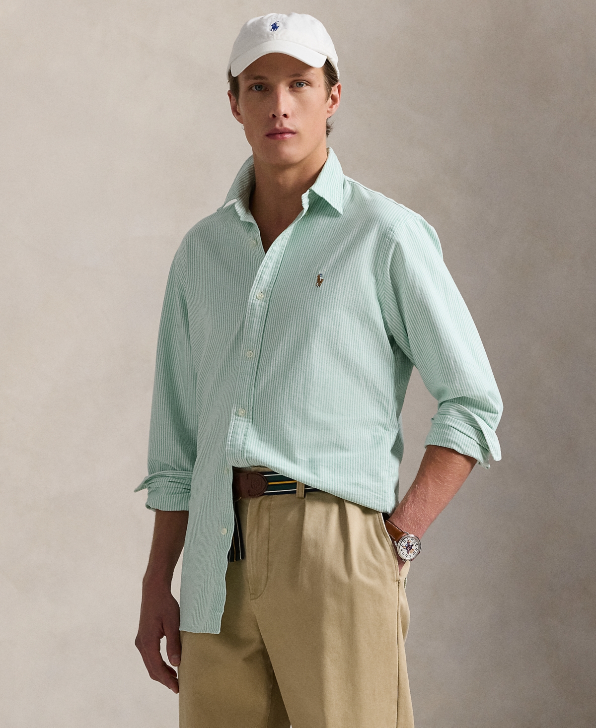 Click here for Polo Ralph Lauren Mens Classic-Fit Oxford Shirt -... prices