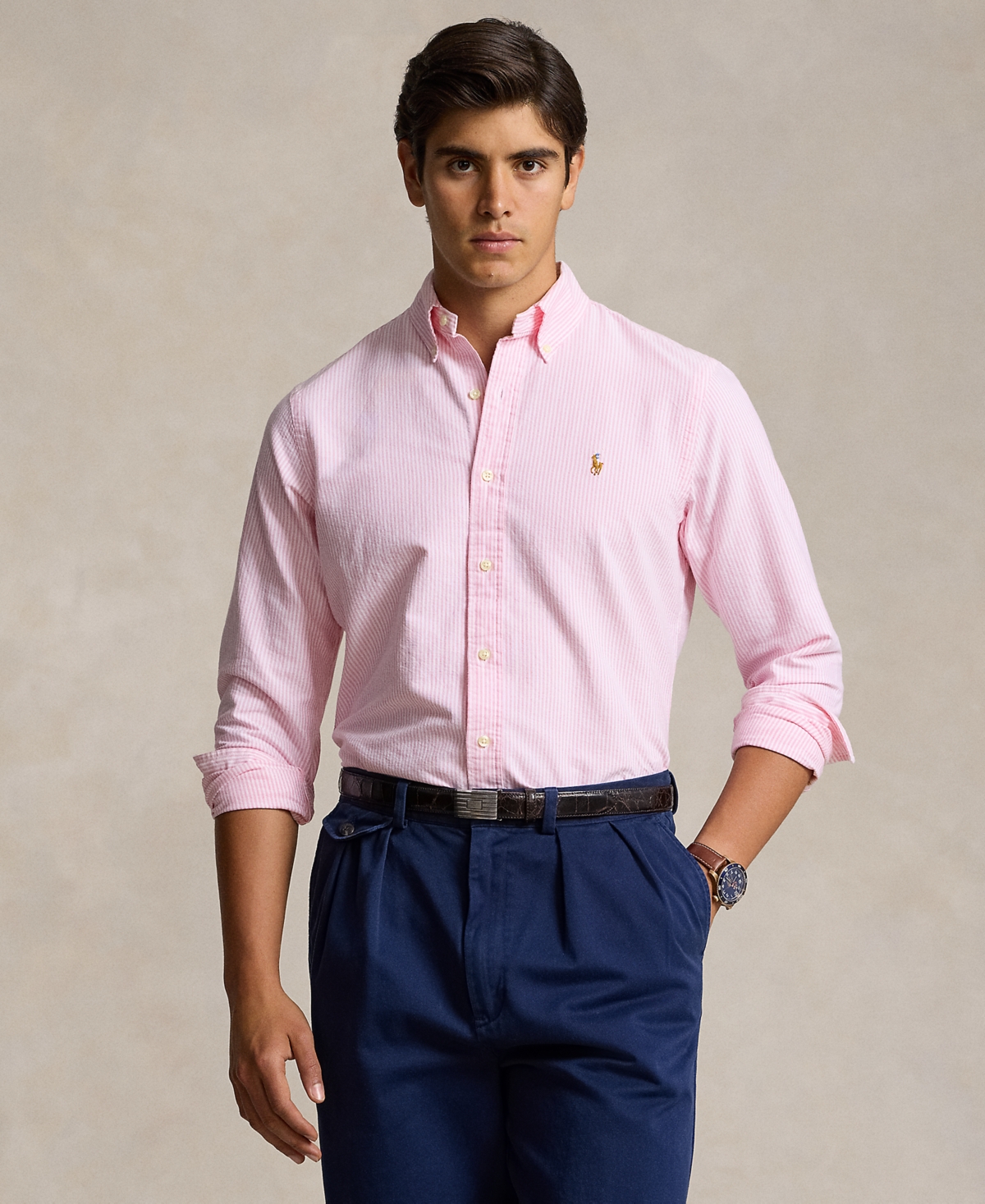 Click here for Polo Ralph Lauren Mens Classic-Fit Oxford Shirt -... prices