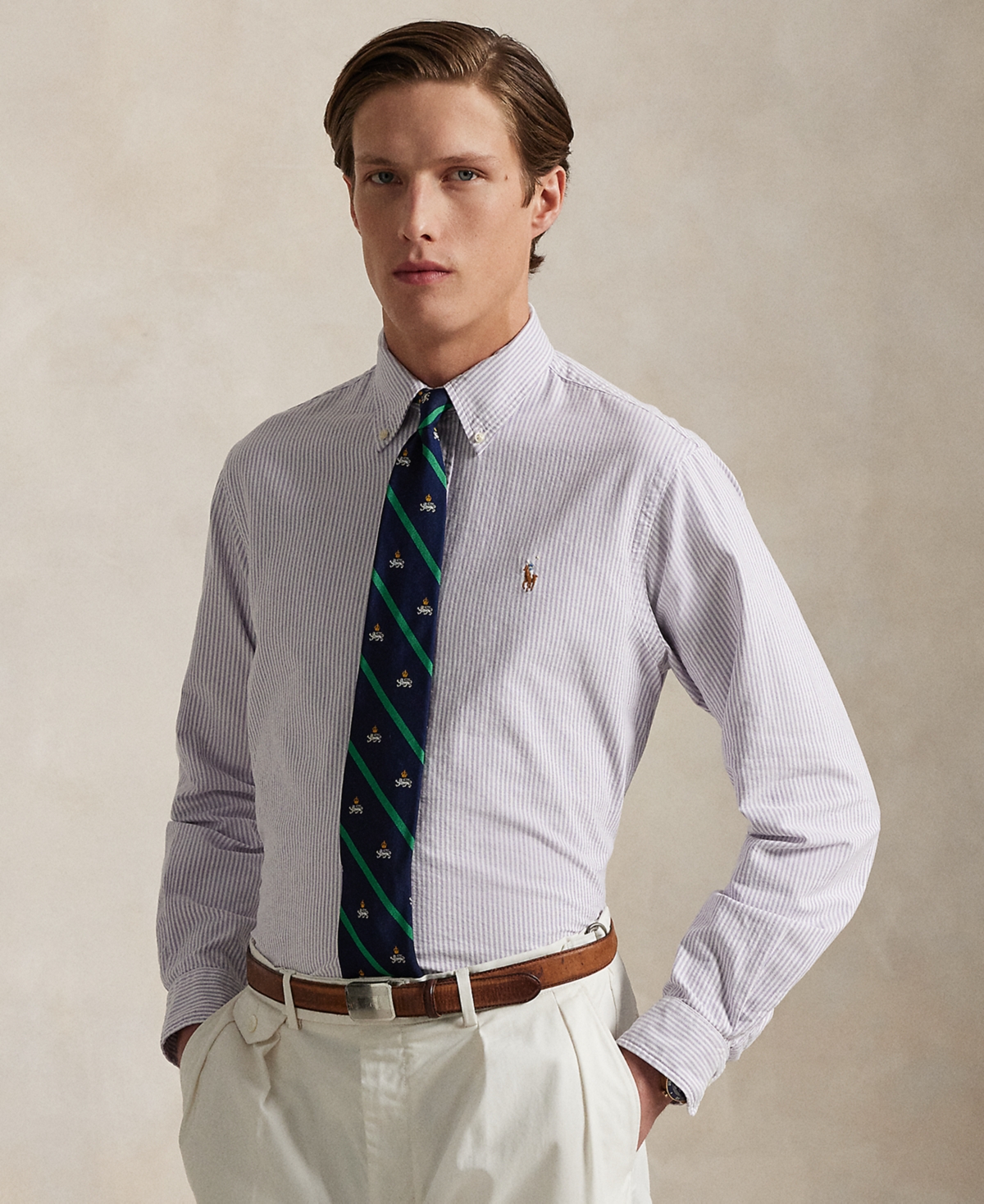 Click here for Polo Ralph Lauren Mens Classic-Fit Oxford Shirt -... prices