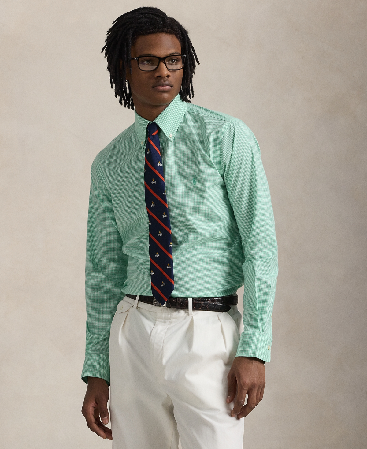 Click here for Polo Ralph Lauren Mens Classic-Fit Gingham Poplin... prices