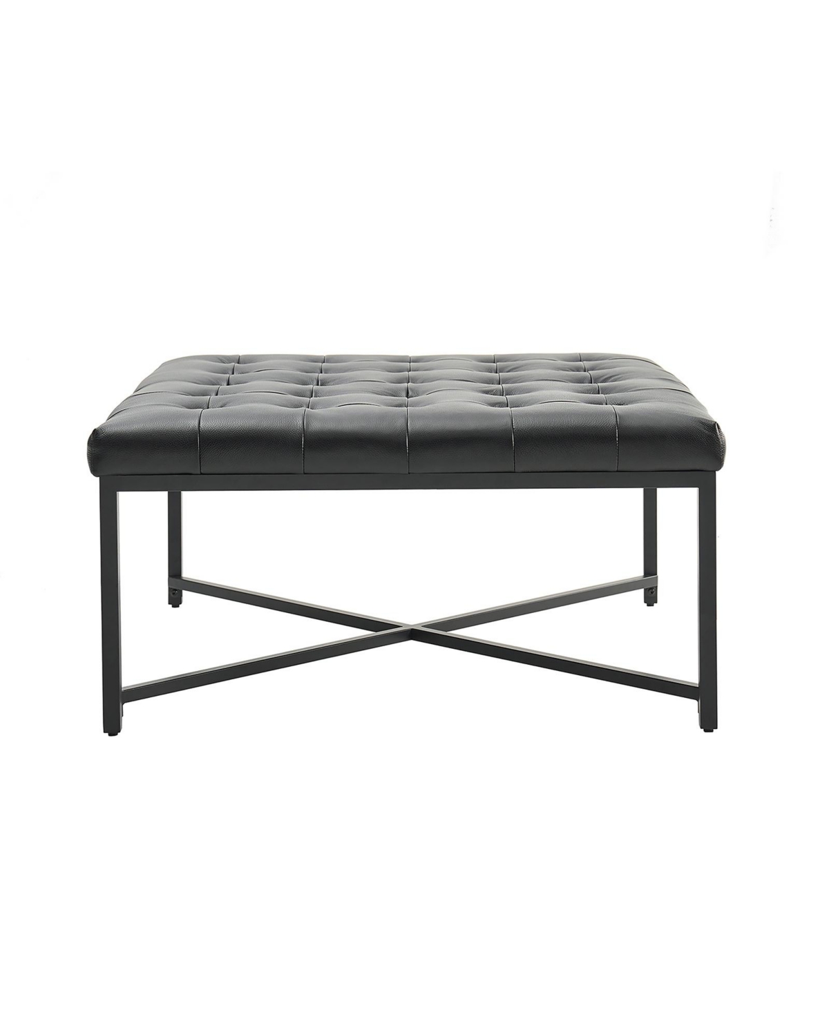 Click here for Hulala Home Ferr Modern Bench with Iron leg - Blac... prices