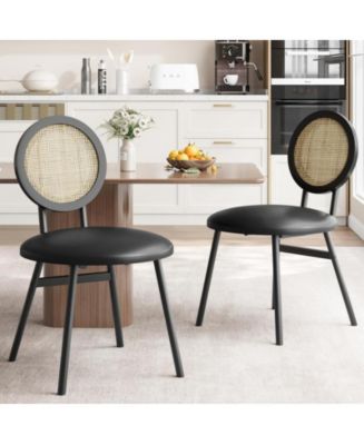 Dining Chairs Set of 2, Kitchen Chairs with Thicken Upholstered, Modern ...