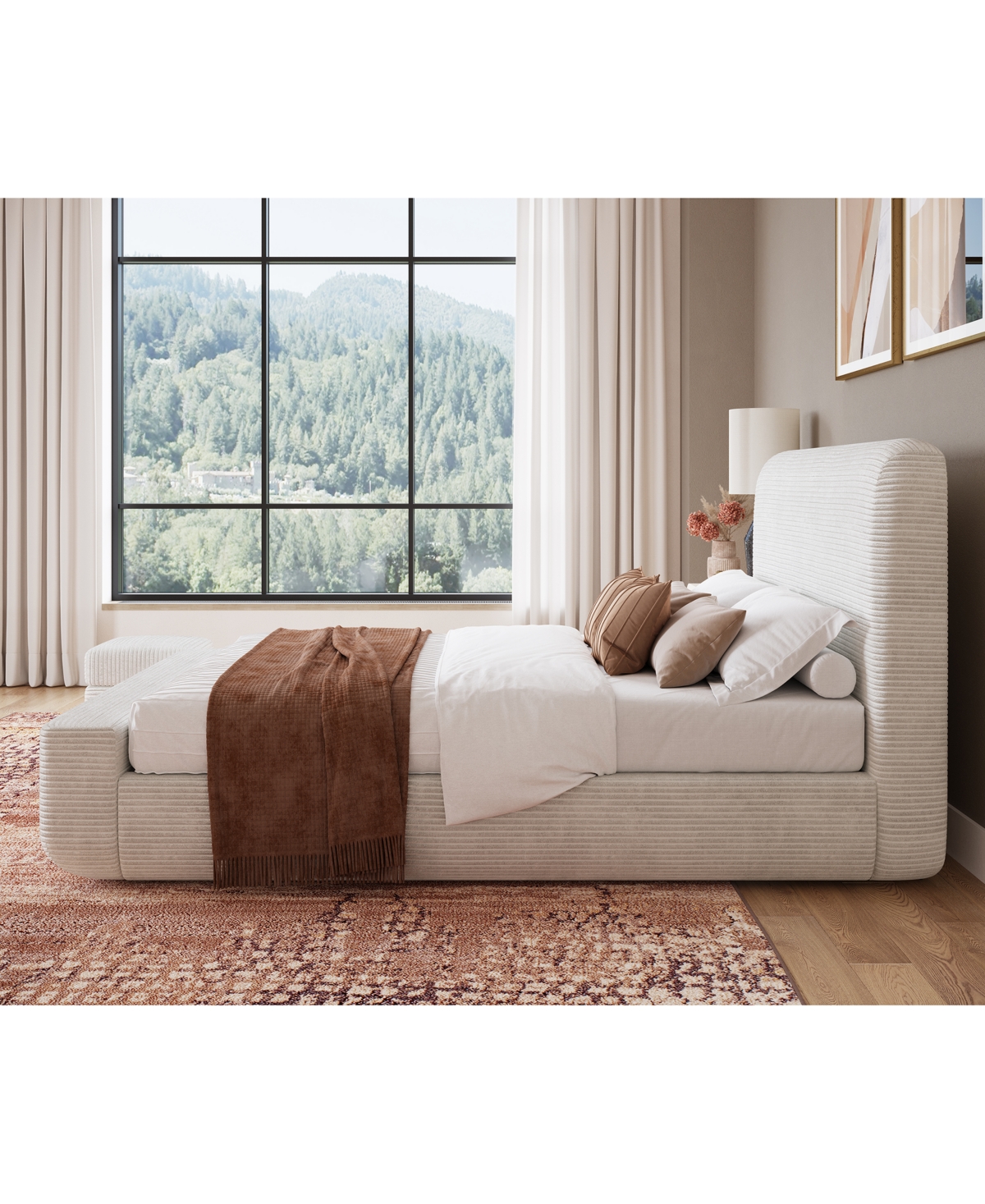 Click here for Wisteria King Bed - White prices