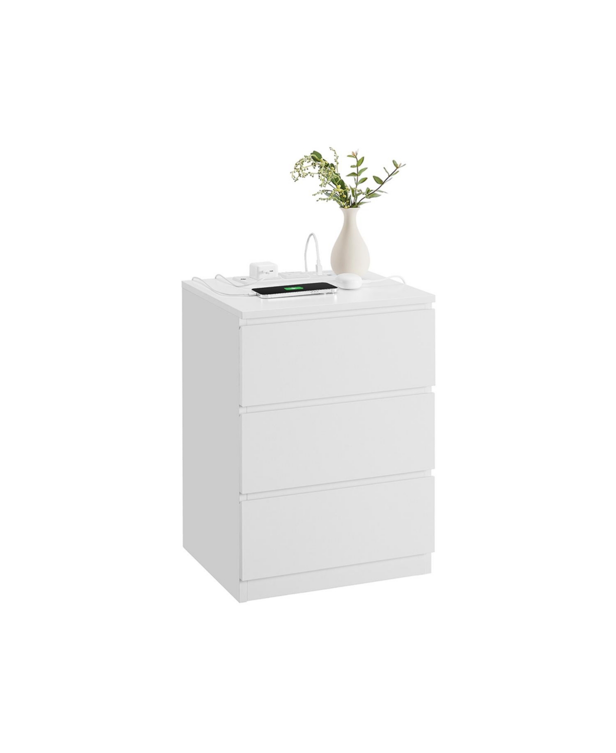 Click here for Slickblue Nightstand with Charging Station for Con... prices