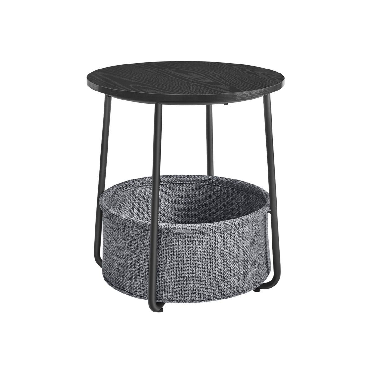 Click here for Small Round Side Table with Fabric Storage Basket... prices
